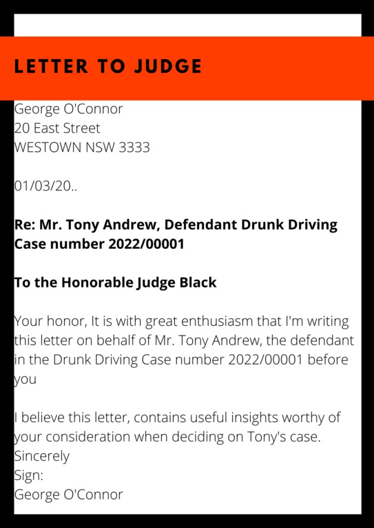 Free Letter To Judge Samples 2025 (10+ Templates) | Sheria Na Jamii