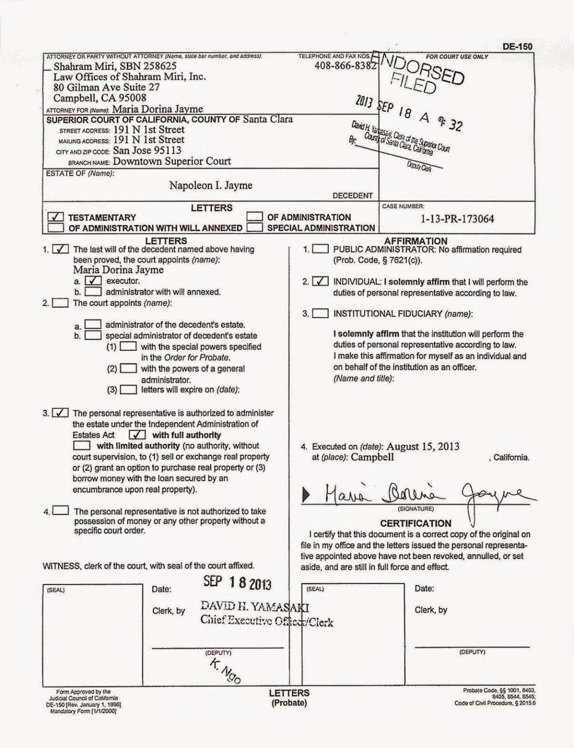 Letter Of Testamentary California 2025 (processes + Sample) | Sheria Na ...