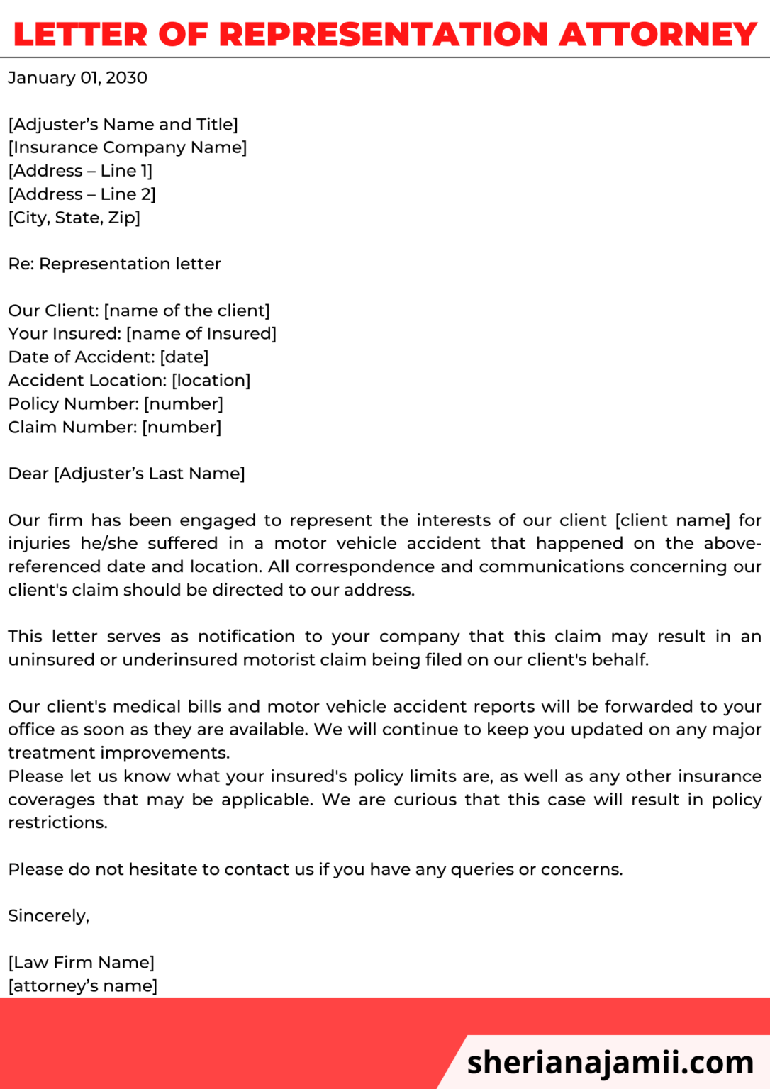Attorney Letter Of Representation 2024 Guide 2 Samples Sheria Na 5532