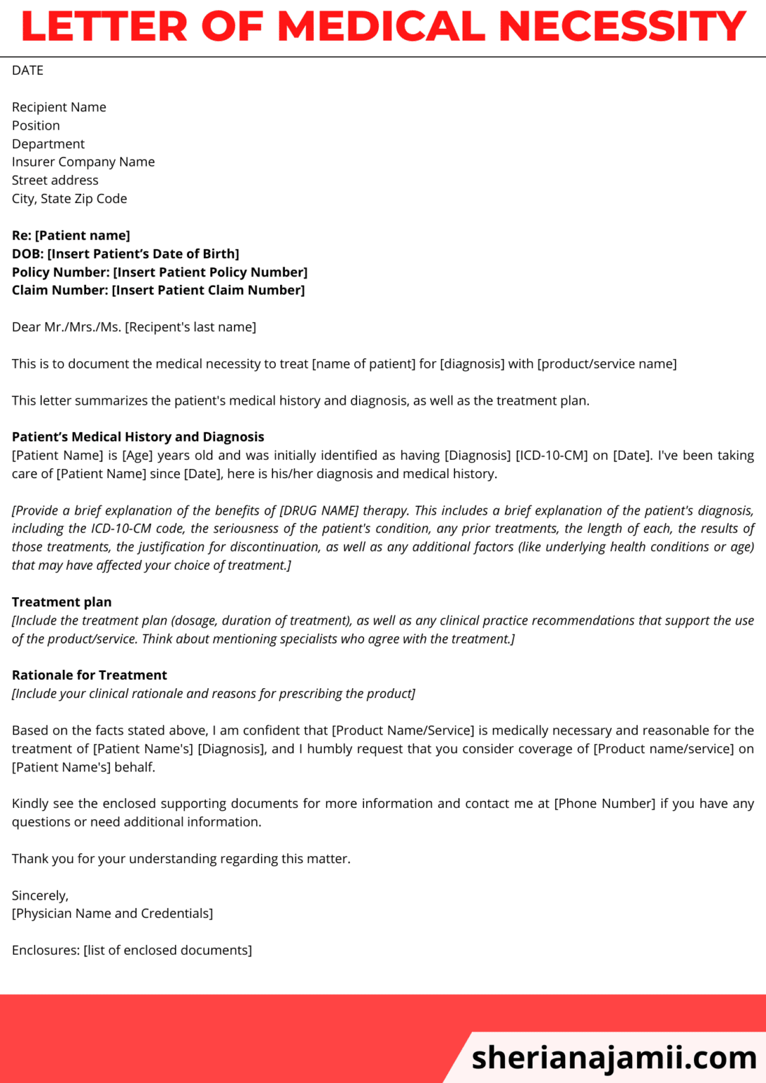 Letter Of Medical Necessity 2025 (guide + Free Template) | Sheria Na Jamii