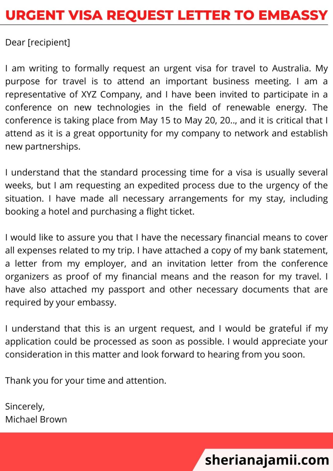 Letter To Embassy For Visa Request 2024 (guide + Free Samples) | Sheria ...