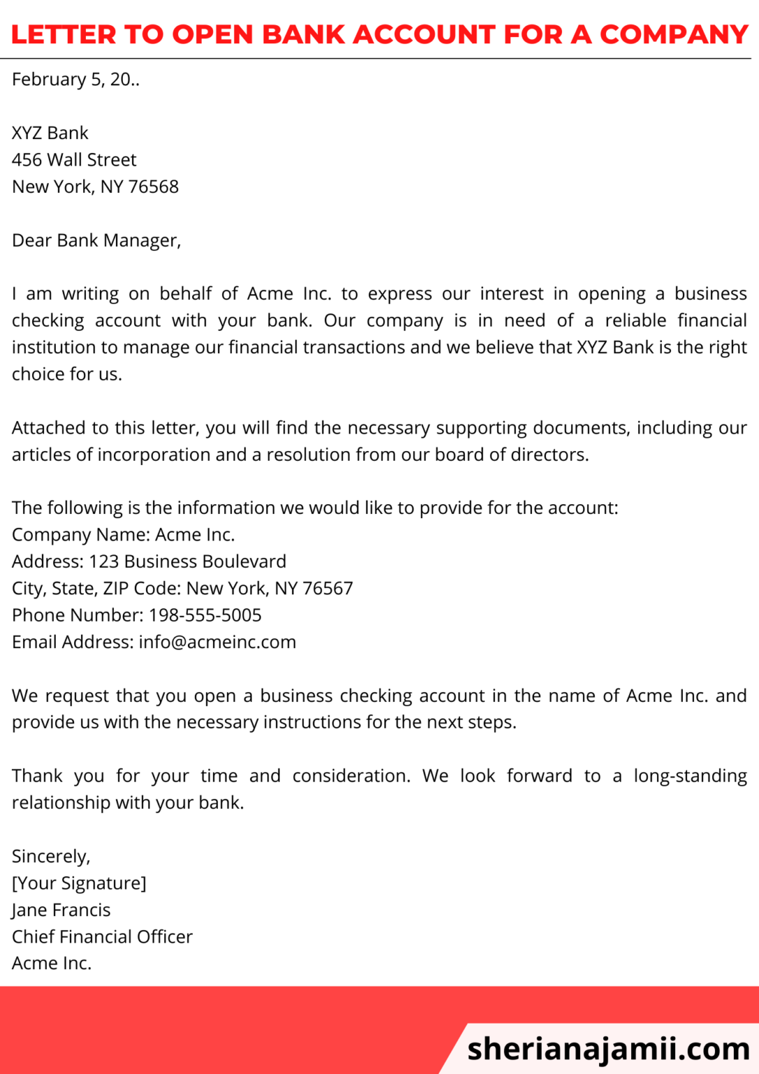 Letter To Open Bank Account 2023 (guide + Free Samples) | Sheria Na Jamii