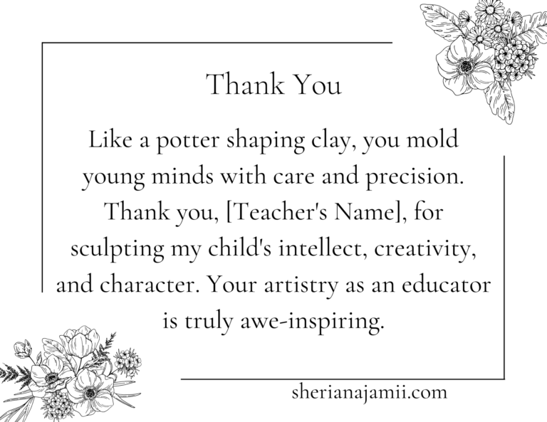 Thank You Letter To A Teacher From Parent 2025 (guide + Samples ...