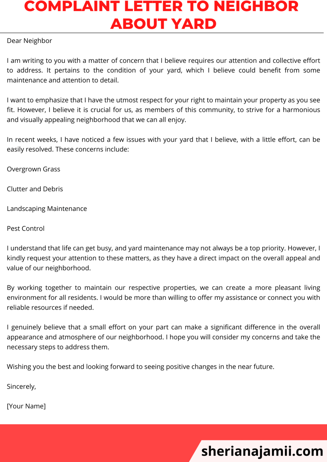A Complaint Letter To Neighbor About Yard 2025 Sheria Na Jamii A Complaint Letter To Neighbor About Yard 2025 Sheria Na Jamii