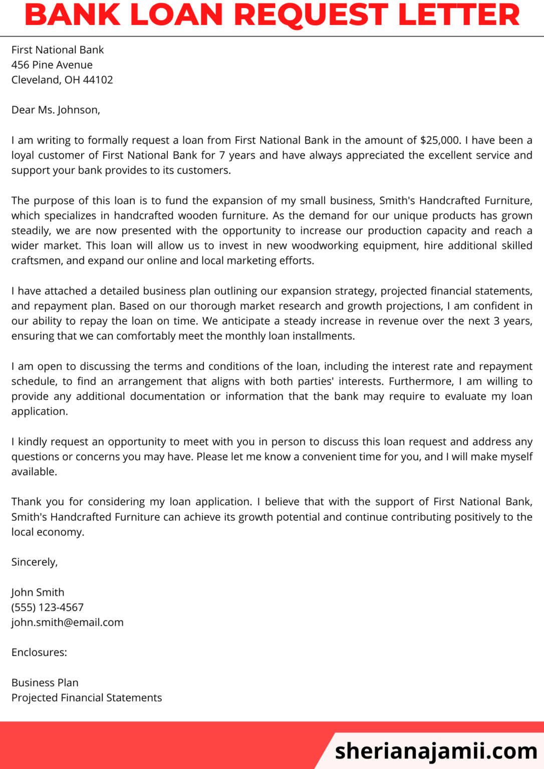 Bank Loan Request Letter 2025 [free Samples] | Sheria Na Jamii